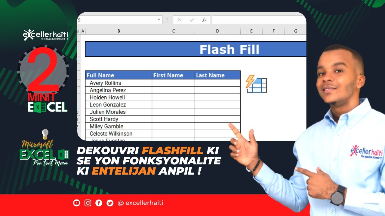 FLASHFILL - YouTube