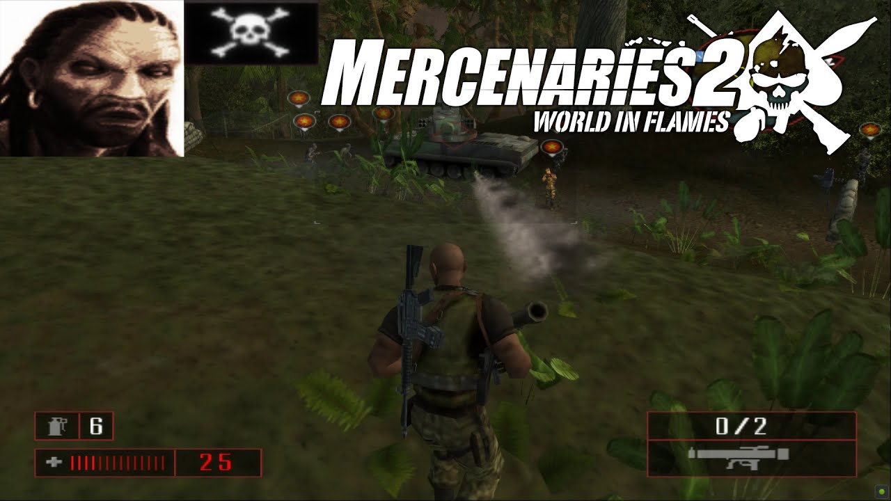 Mercenaries 2: World in Flames (PS2) Side Mission: Light it up - YouTube