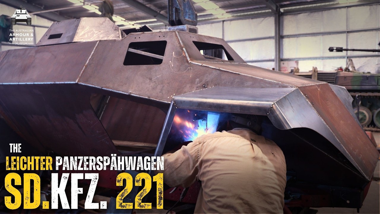 WORKSHOP WEDNESDAY: SdKfz 221 Light Armoured Car MUDGUARDS & MUFFLER ...