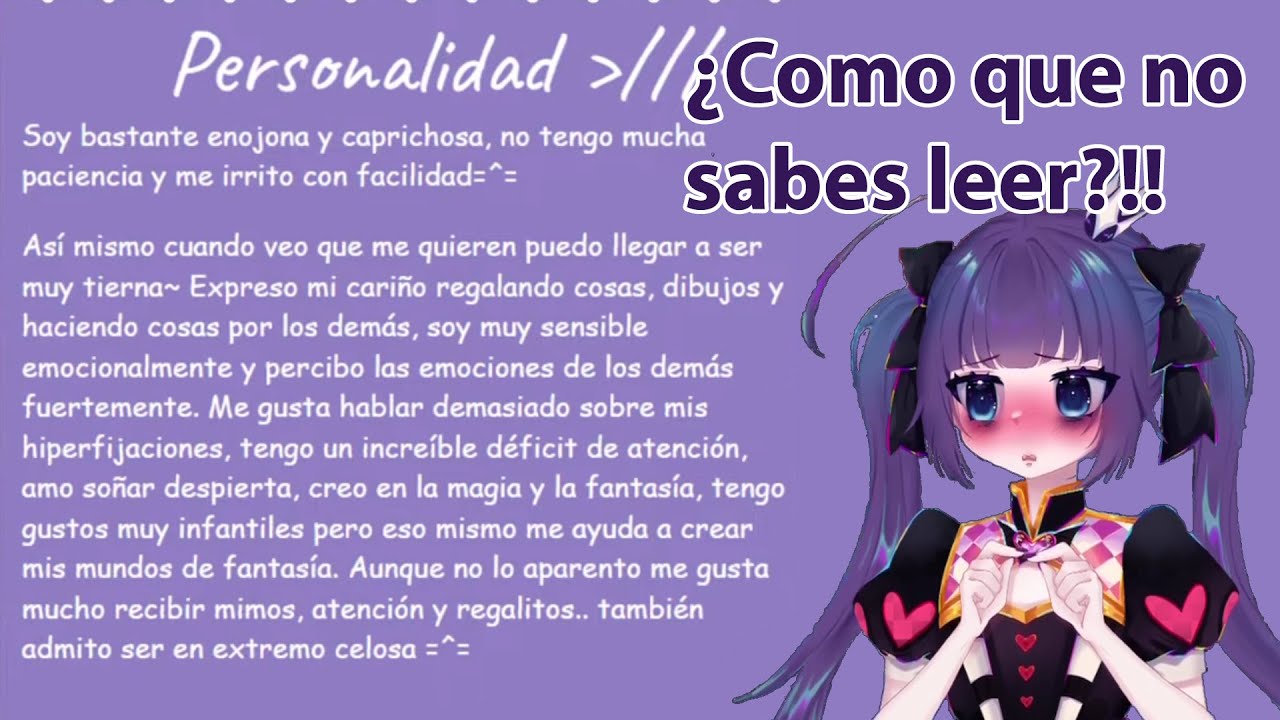 Yamu lee su personalidad en su debut (obligada XD) [Yamu Rozenheart ...