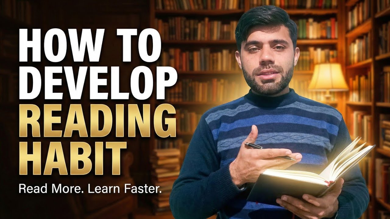 How to develop reading habit 🤔 - YouTube