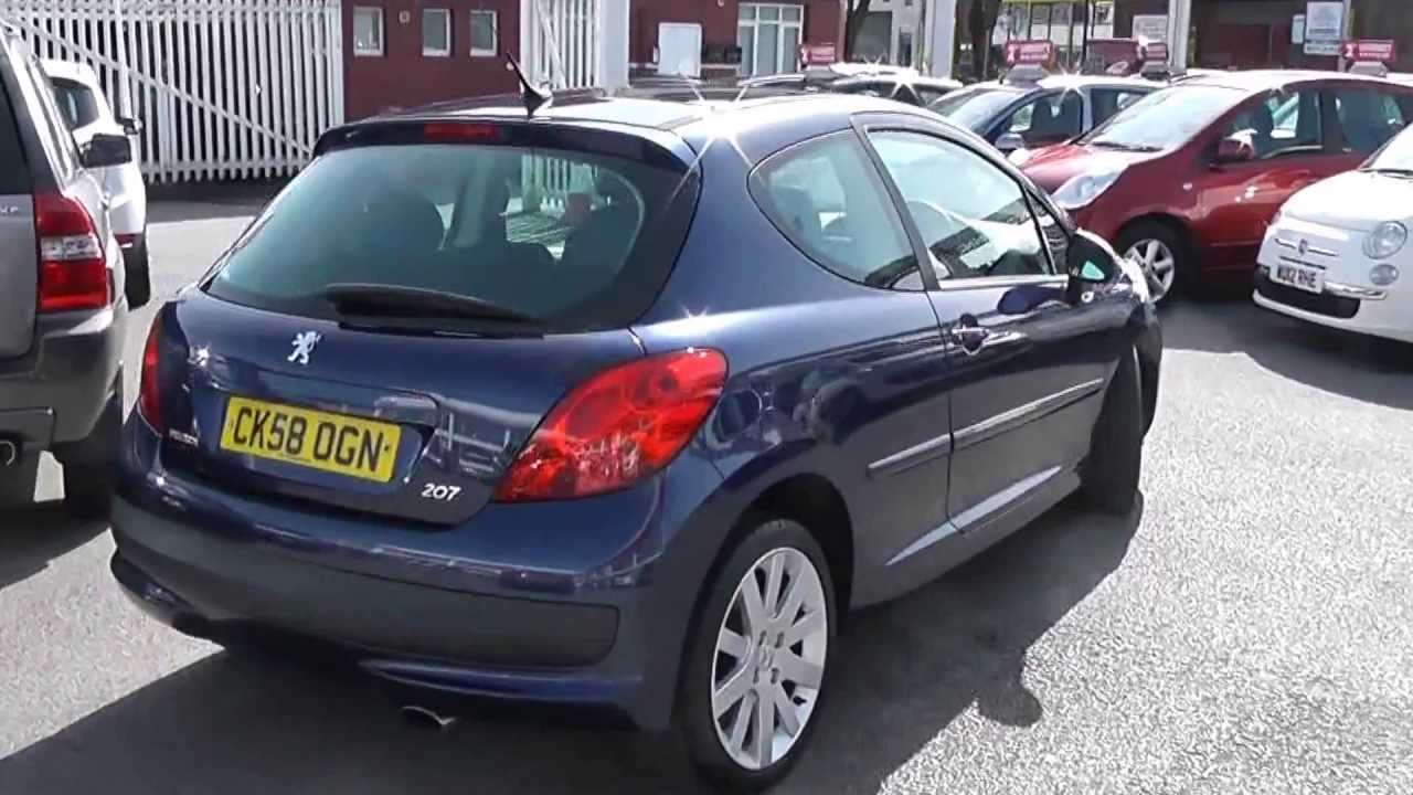 Used Car | Peugeot 207 GT | Blue | CK58OGN | Wessex Garages | Feeder ...