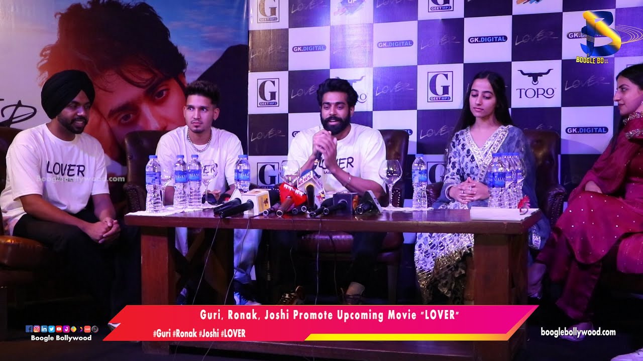 Guri, Ronak, Joshi Promote Upcoming Movie 'Lover' I Boogle Bollywood ...