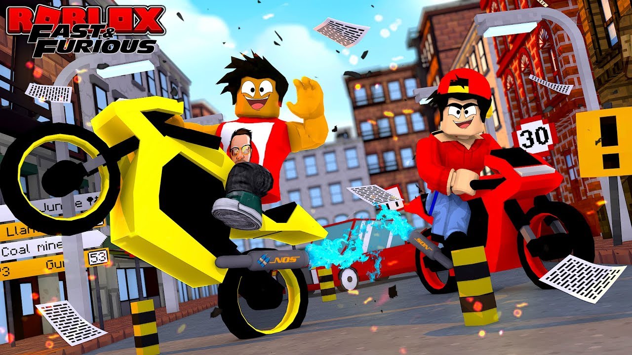 ROBLOX FAST AND THE FURIOUS - DONUT & ROPO GO STREET RACING ON THEIR ...