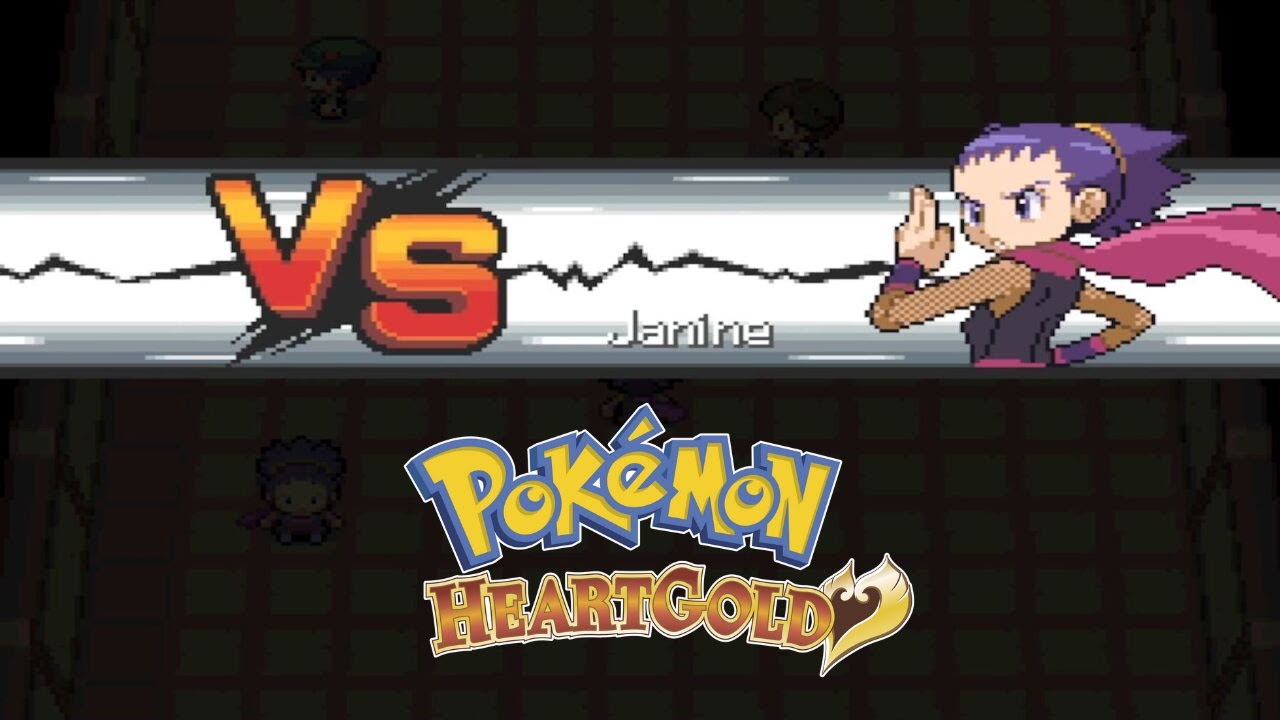 Pokémon HeartGold | Cycling Road & Gym Leader Janine - YouTube