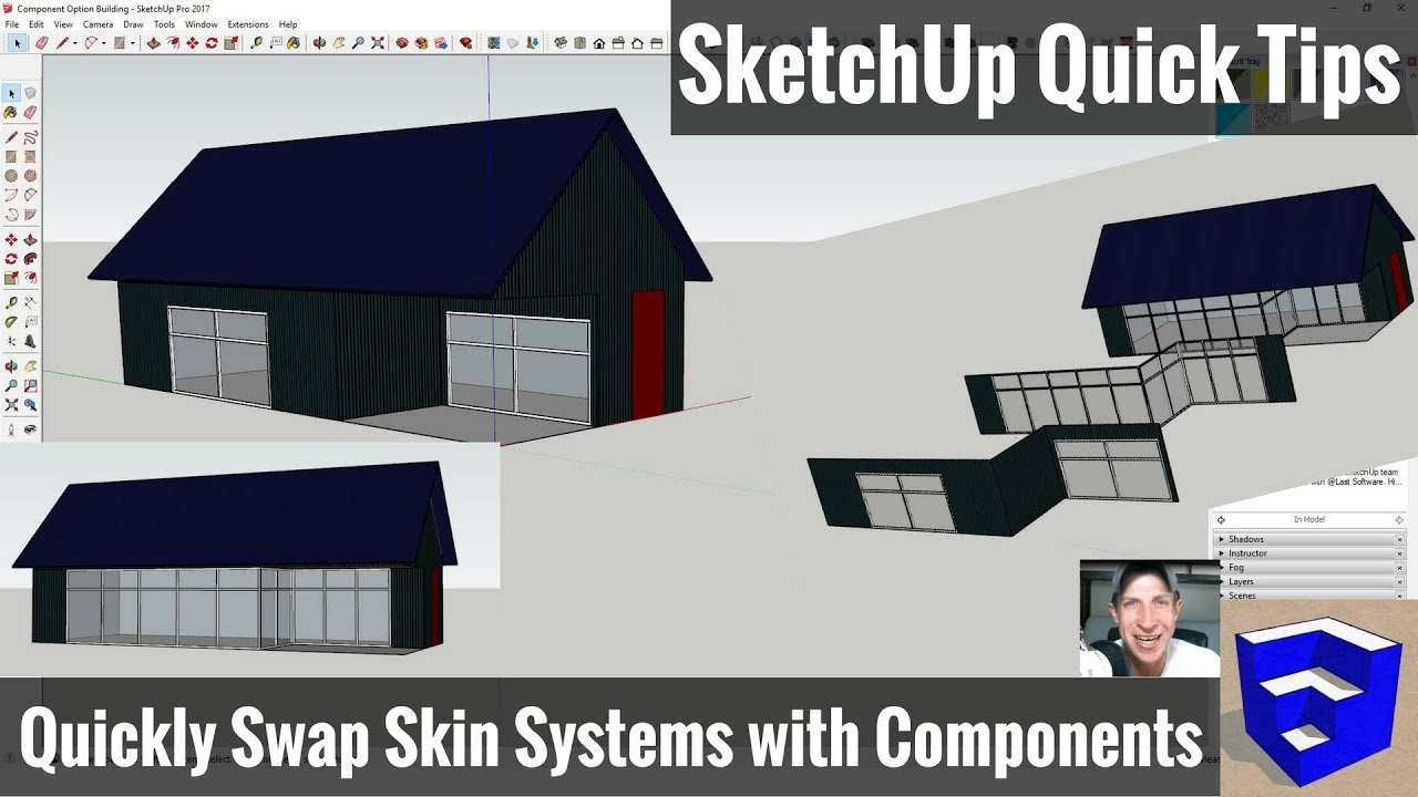 Quickly Swapping Skin Options in SketchUp with Components - SketchUp ...