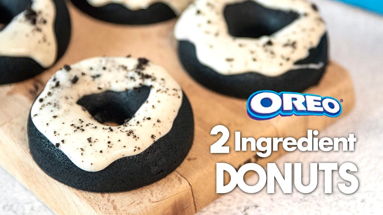 2-Ingredient OREO DONUTS in the Microwave 💙 | In Just 2 Minutes! - YouTube