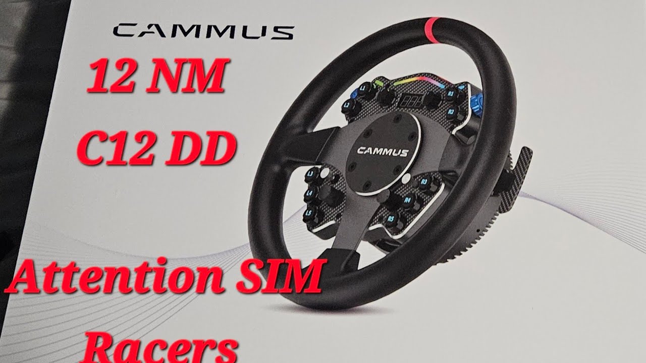 The 549.99 CAMMUS C12 Sim Racing Experience 12NM DD All In One Base ...