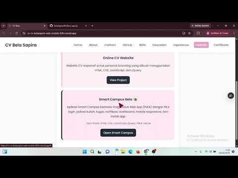 🚀 DEMO CV ONLINE & SMART CAMPUS