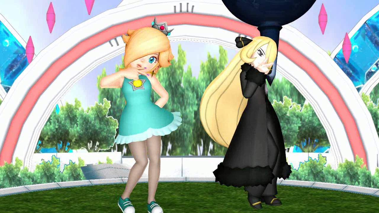 [MMD][Cynthia and Rosalina] Kiss Me Aishiteru - YouTube