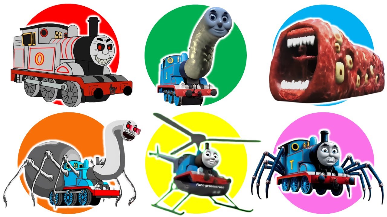 Spin Wheel Timothy Train, Thomas Lipan, Train Eater, Thomas Helikopter ...