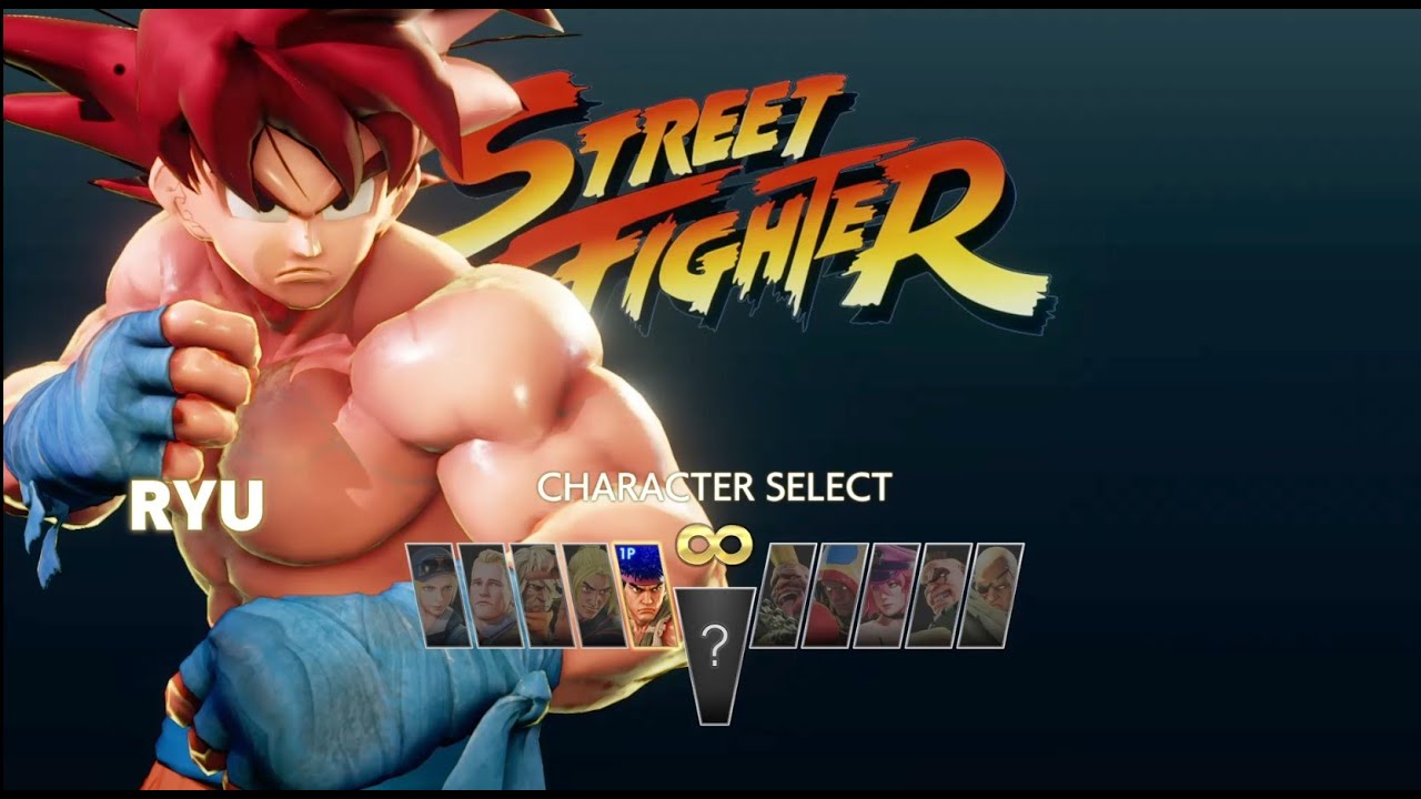 Super Saiyan God Goku (Ryu) Arcade Mode | SFV - YouTube