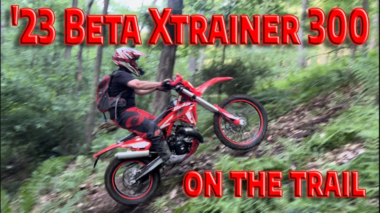 2023 Beta Xtrainer 300 ride along: highlights of single track, hill climbs, flowing trails - YouTube