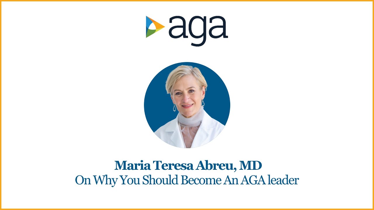 Dr. Maria Abreu - join an AGA committee - YouTube