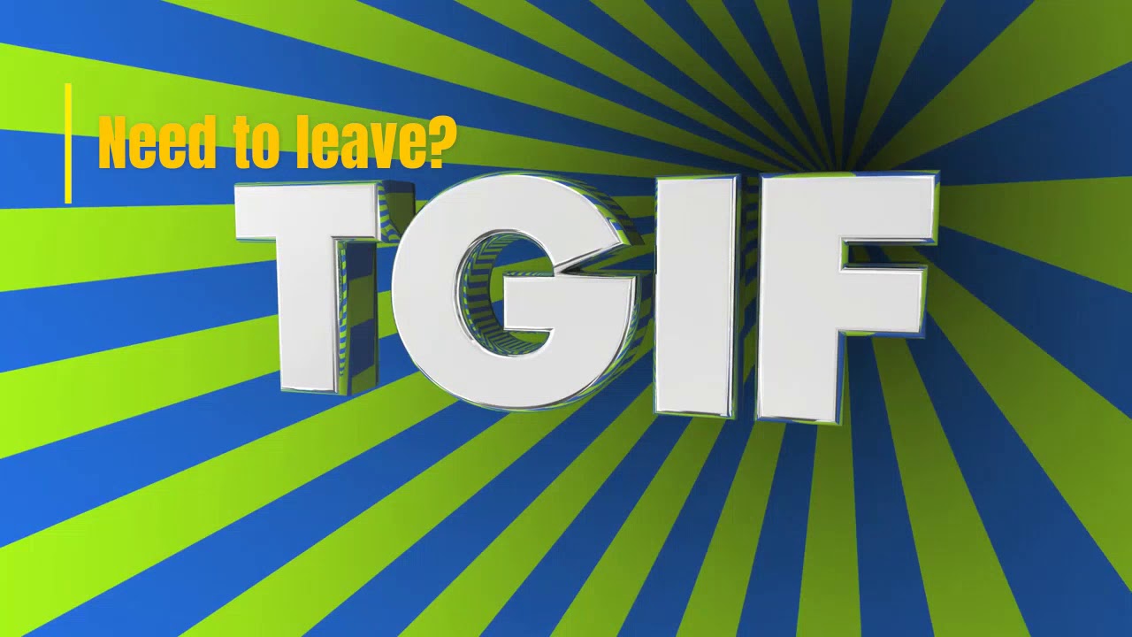 TGIF - YouTube