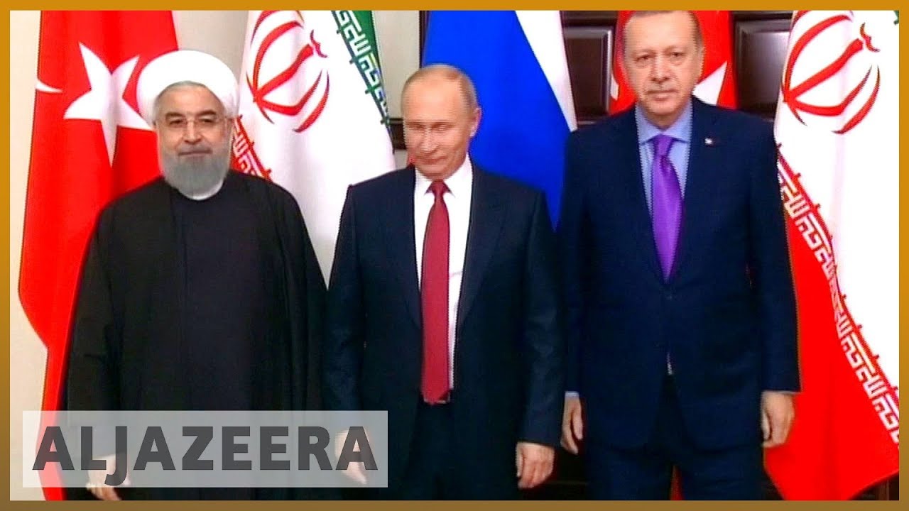 🇸🇾 Turkey, Russia, Iran leaders meet in Tehran over Idlib | Al Jazeera ...