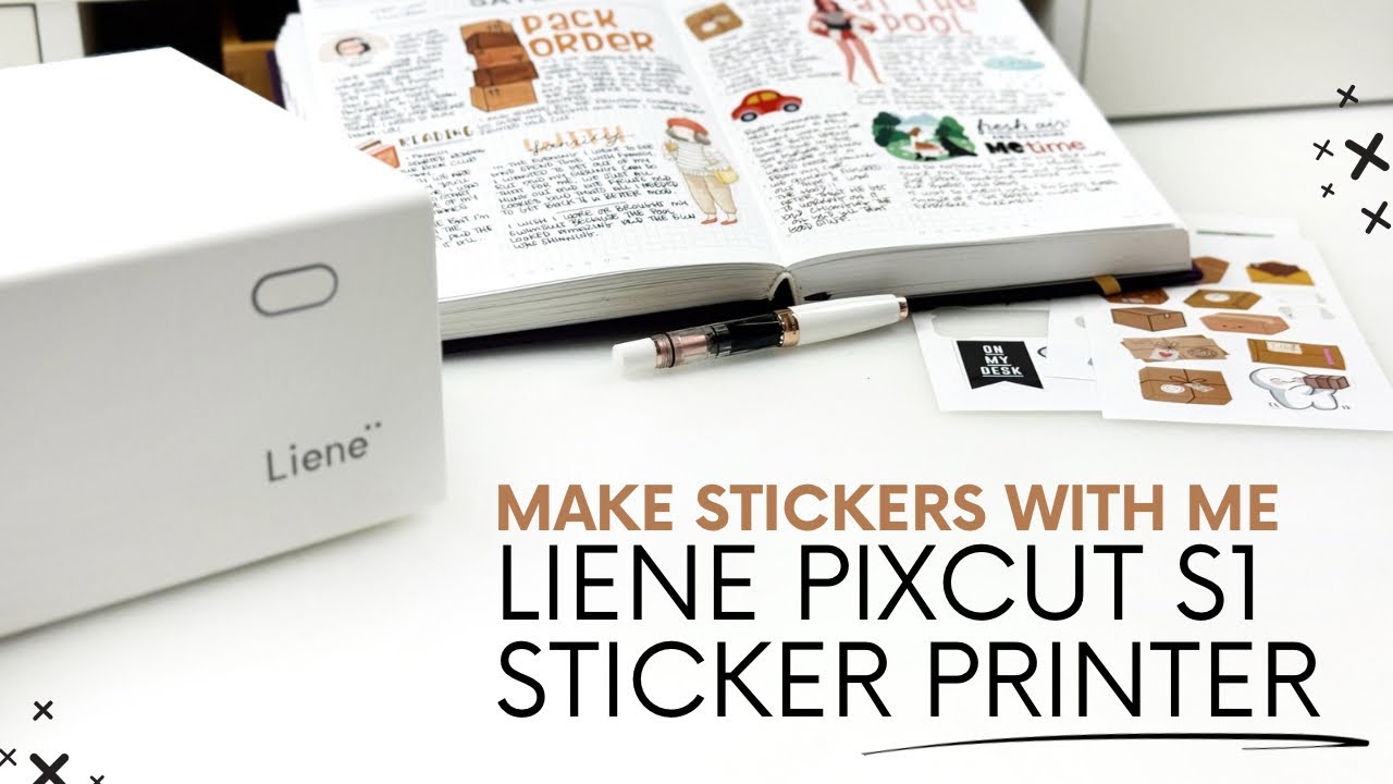 Liene PixCut S1 Sticker Printer & Cutter | Create Stickers & Journal ...