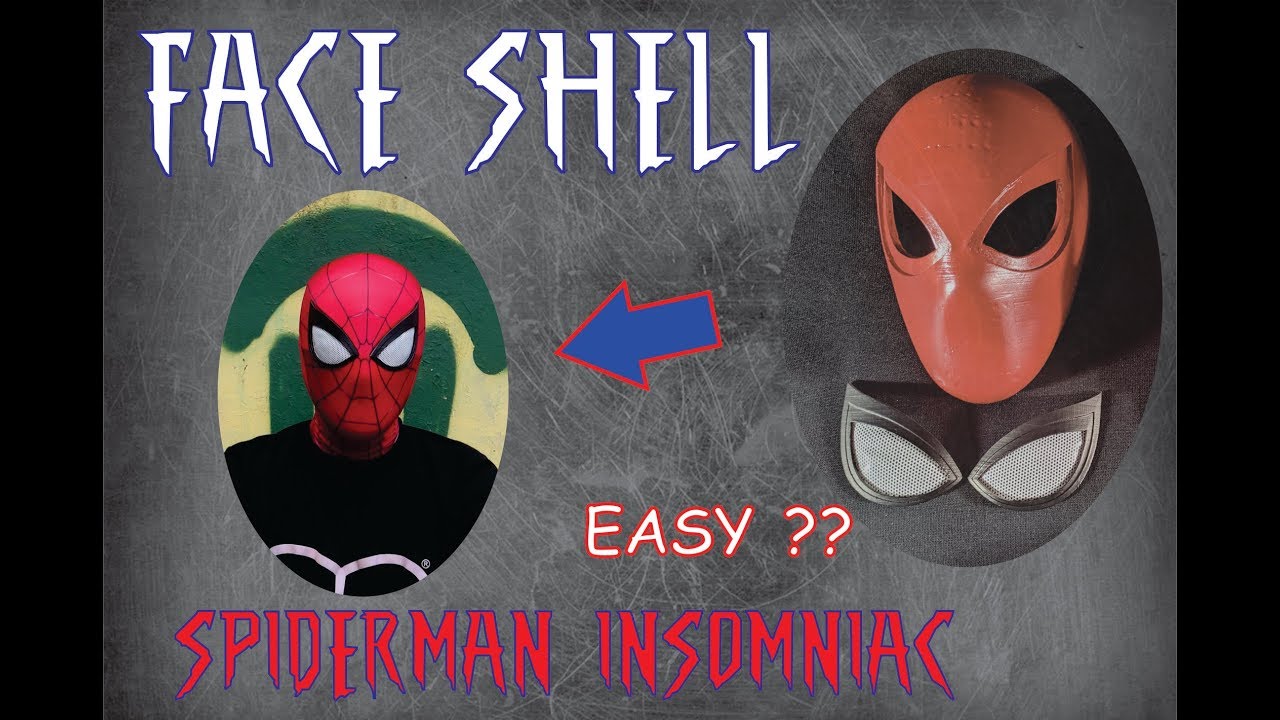 SPIDER-MAN FACE SHELL EASY ?? || HOMEMADE PART 2 - YouTube