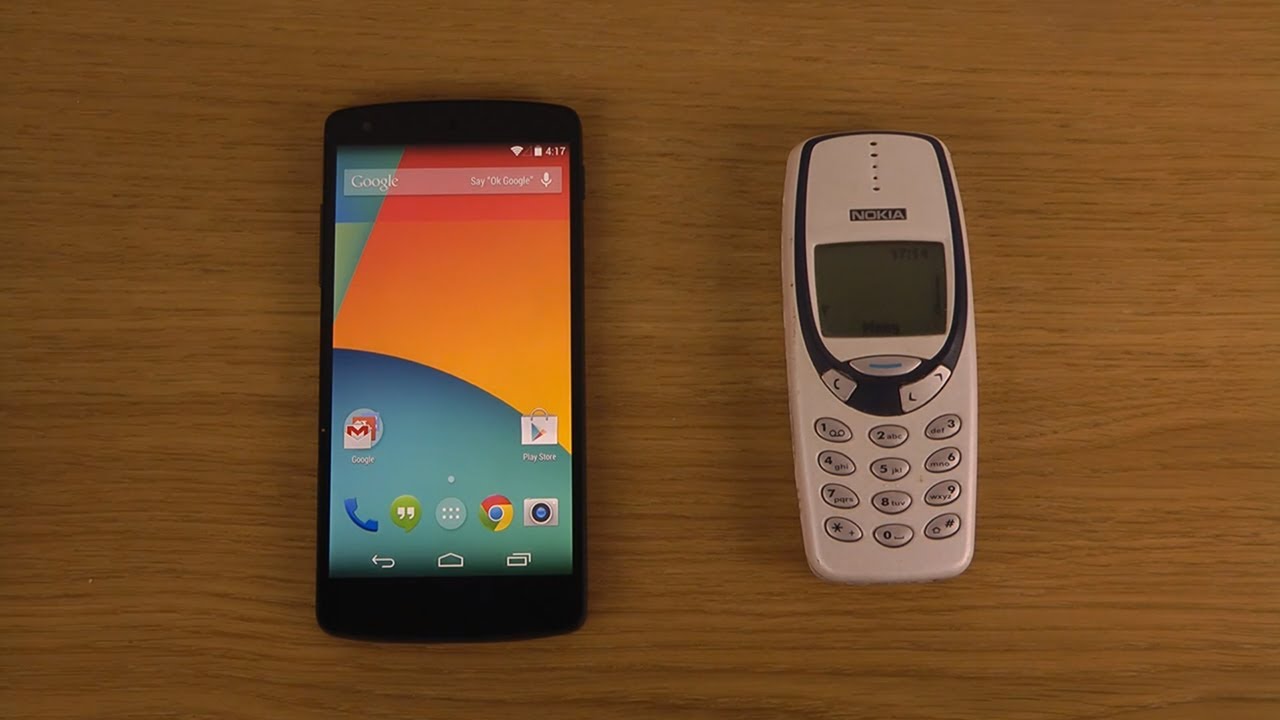 Google Nexus 5 Android 4.4 KitKat vs. Nokia 3310 - Which Is Faster ...