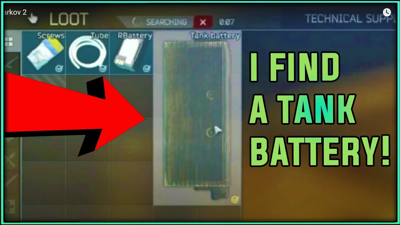 Insane Luck: Discovering the Elusive Tank Battery in Escape from Tarkov ...