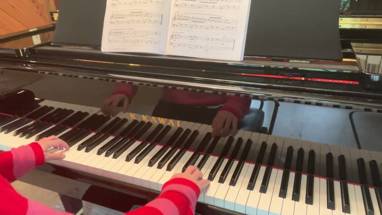 Snowfall by Nancy Faber | Piano Adventures lesson book | level 3B - YouTube