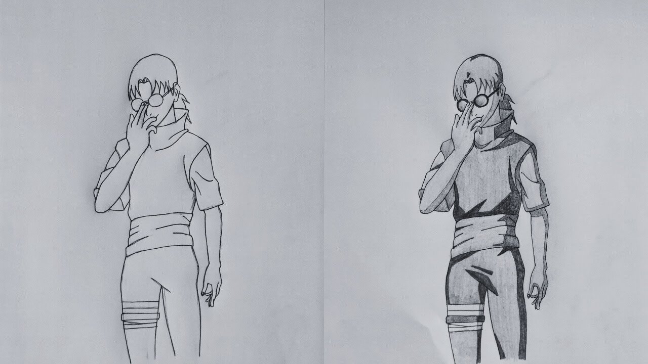 How to Draw Kabuto (Naruto Shippuden) — Step by Step Tutorial - YouTube