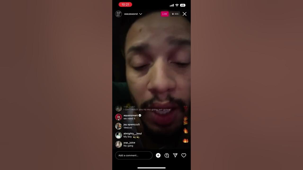 veeze goes live for the 1st time in 3 months - YouTube