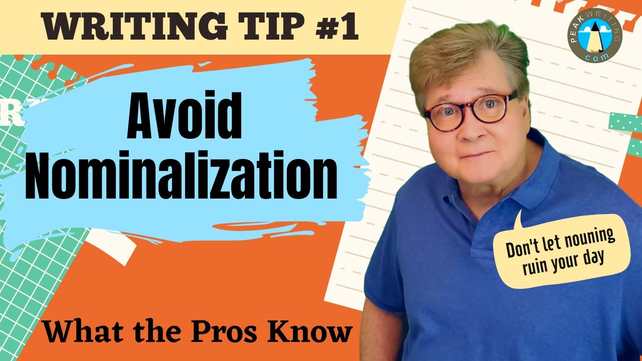 Improve Your Academic Writing Tip 1 Avoid Nominalization YouTube Improve Your Academic Writing Tip 1 Avoid Nominalization YouTube