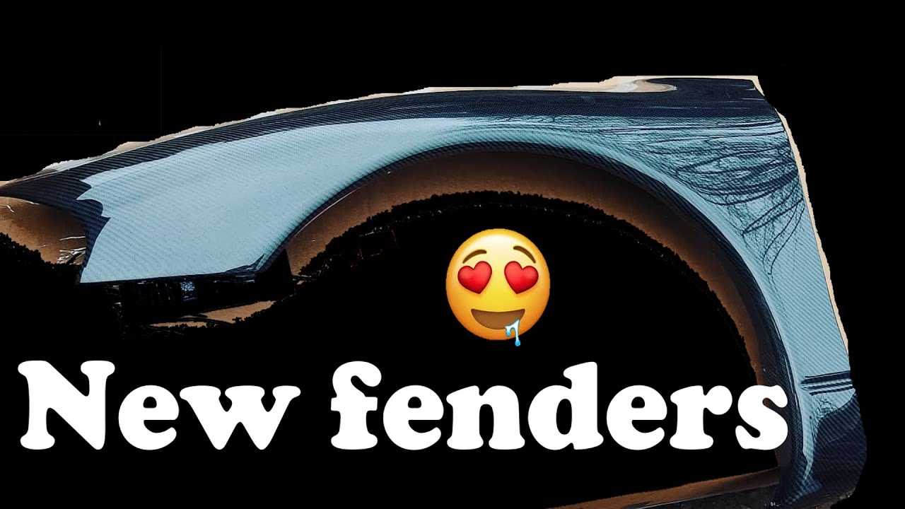 Carbon Fiber Fenders for Mitsubishi Eclipse 2g - YouTube