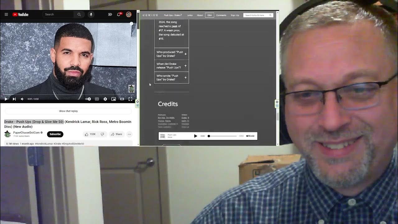 Kendrick Lamar vs Drake diss tracks #reaction #firstimehearing - YouTube