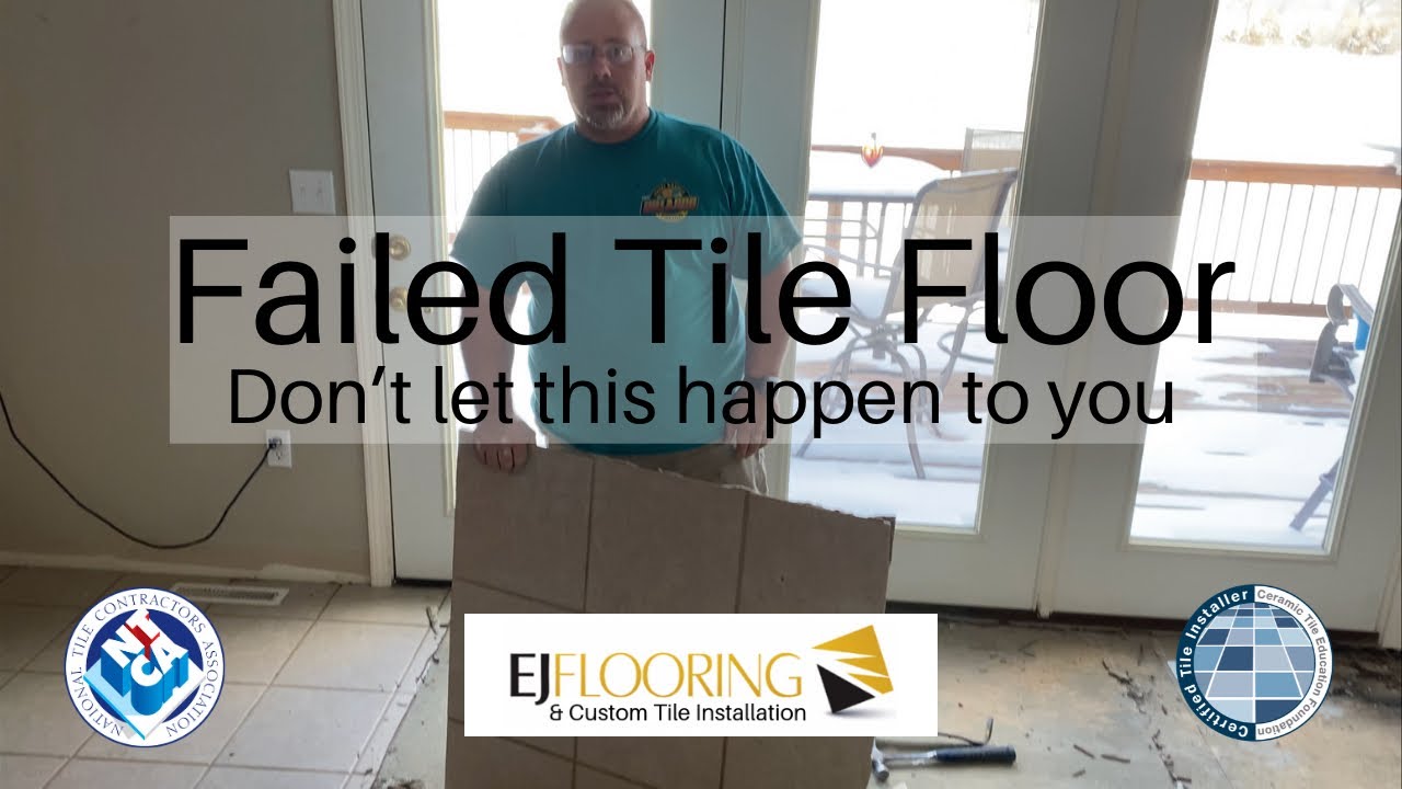 Horrible Tile Job | Failed Floor Tile | Columbia Missouri - YouTube