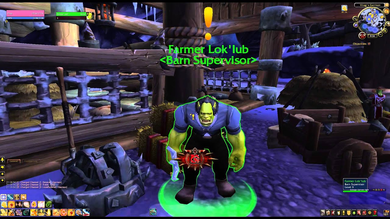 WoD Barn Garrison Horde - YouTube