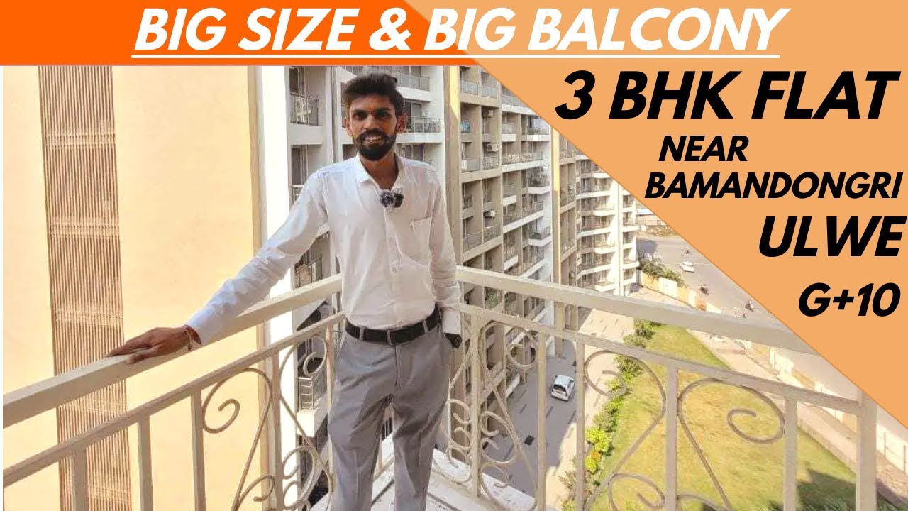 3 BHK FLAT FOR SALE READY TO MOVE || 5 MINUTE BAMANDOGARI STATION ULWE ...