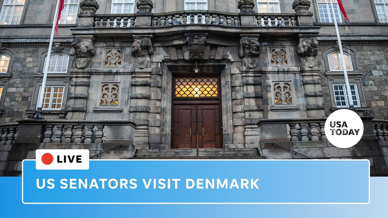 US senators visiting Denmark deliver remarks - YouTube