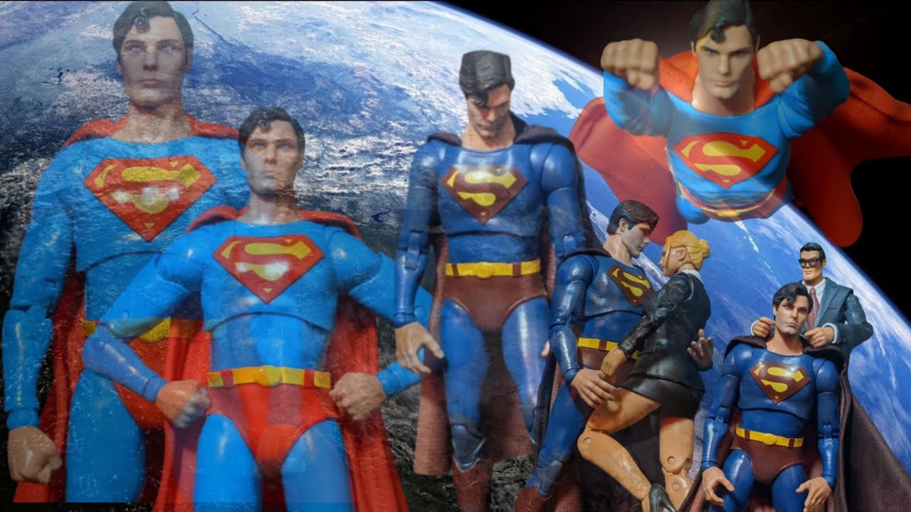 Mcfarlane Toys 1978 Superman & 1983 Superman 3 Christopher Reeve ...