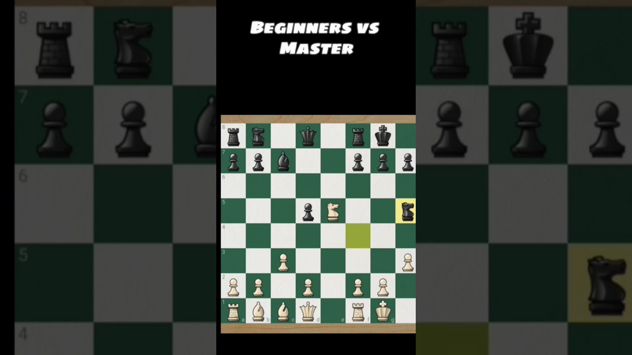 Checkmate Beginners vs master #shorts #video - YouTube
