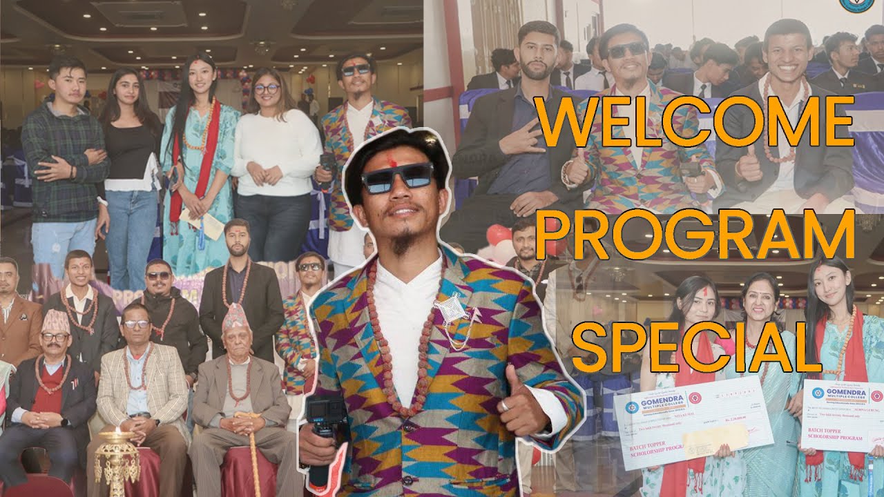 MCA Welcome Program 2081 | GM College | Glimpse of Special Day - YouTube