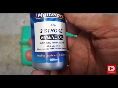 HOW TO MIX 2 STROKE OIL MIXTURE @ 40 1 - YouTube