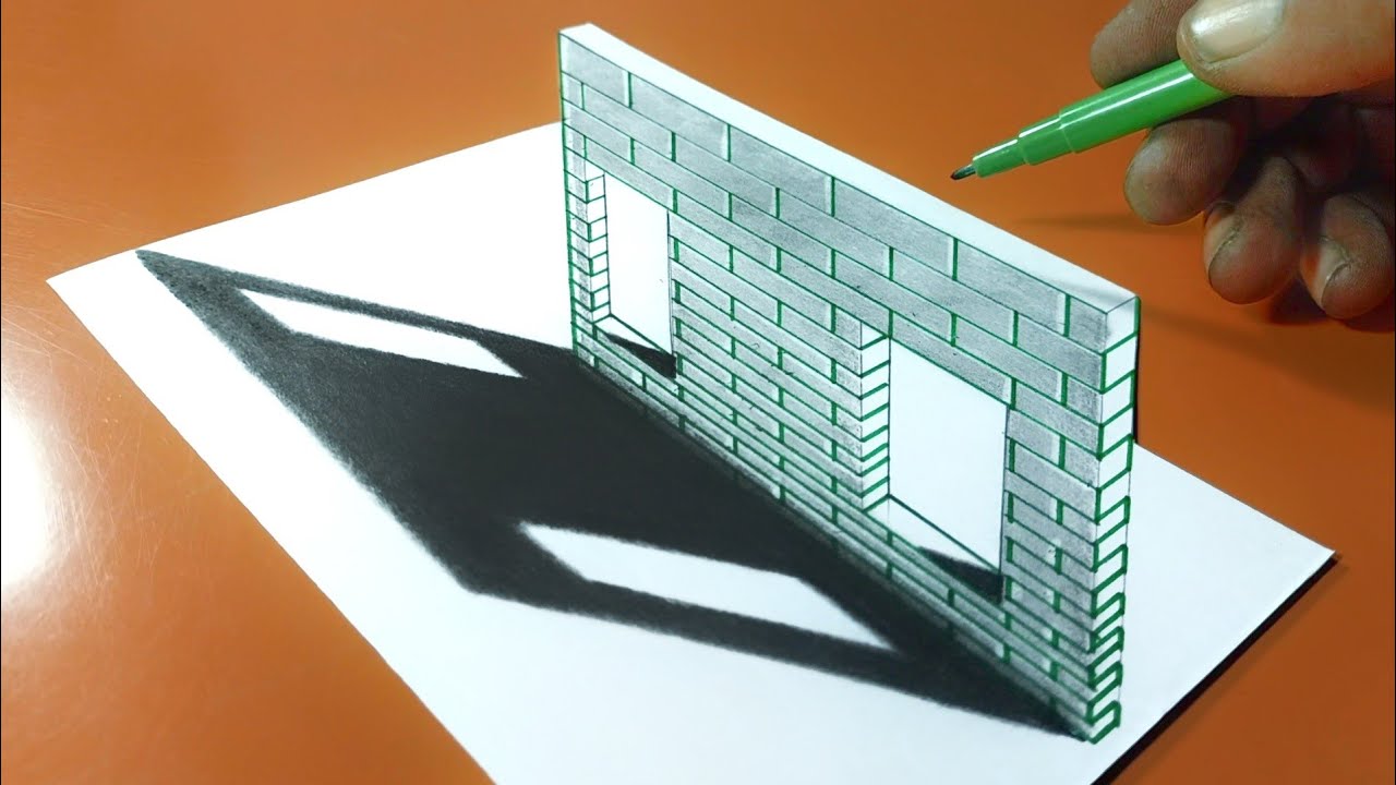 How To Draw Optical Illusions || Optical Illusions Drawings || 3D ...