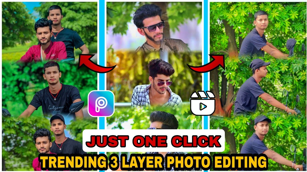 Instagram Trending 3 Layer Photo Editing | Viral Insta Trend 3 Layer ...