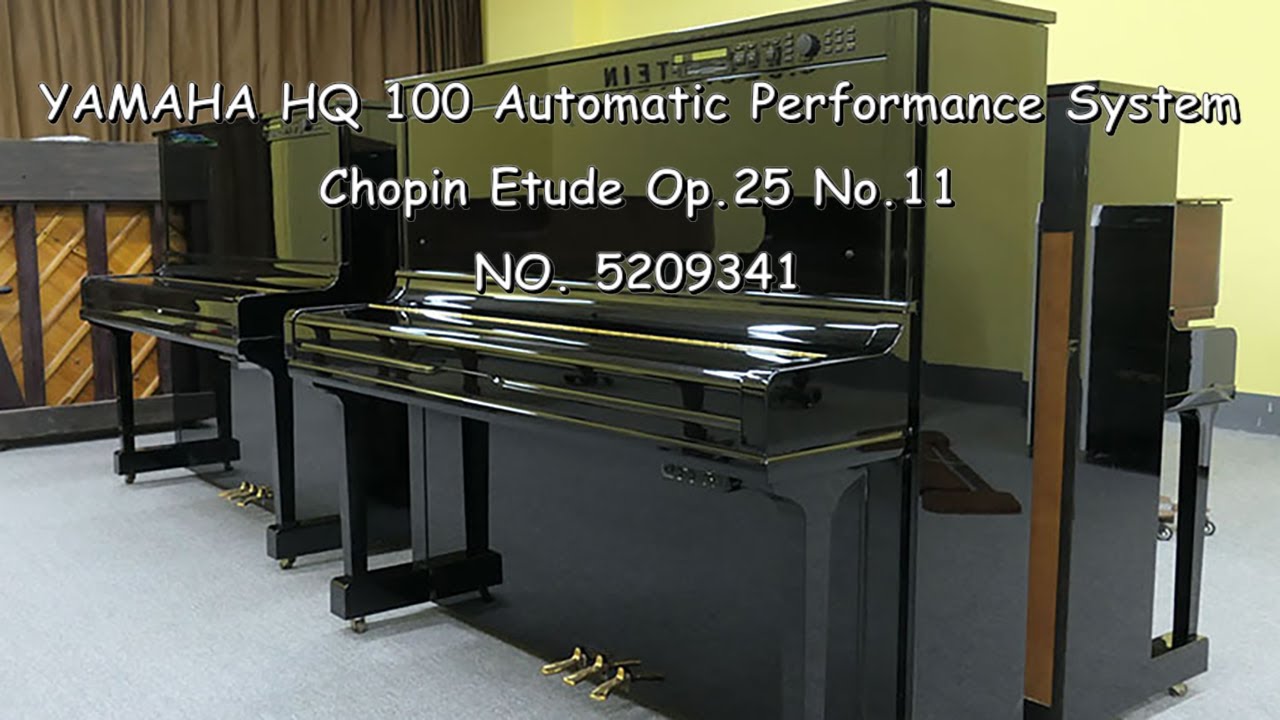 【No.5209341 】YAMAHA HQ100 Automatic Performance System: Chopin Etude Op ...