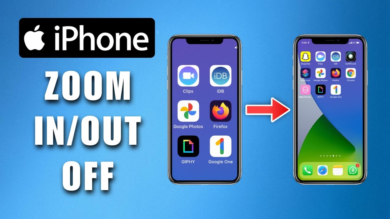 How to Unzoom / Zoom Out iPhone 15 | How to Zoom In or Zoom Out on ...
