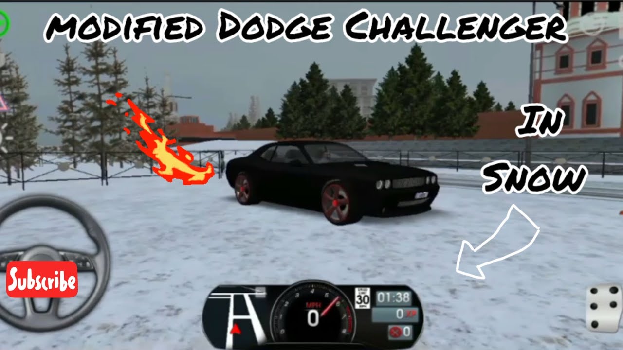new modified Dodge Challenger in school driving simulator 23//in Moscow ...