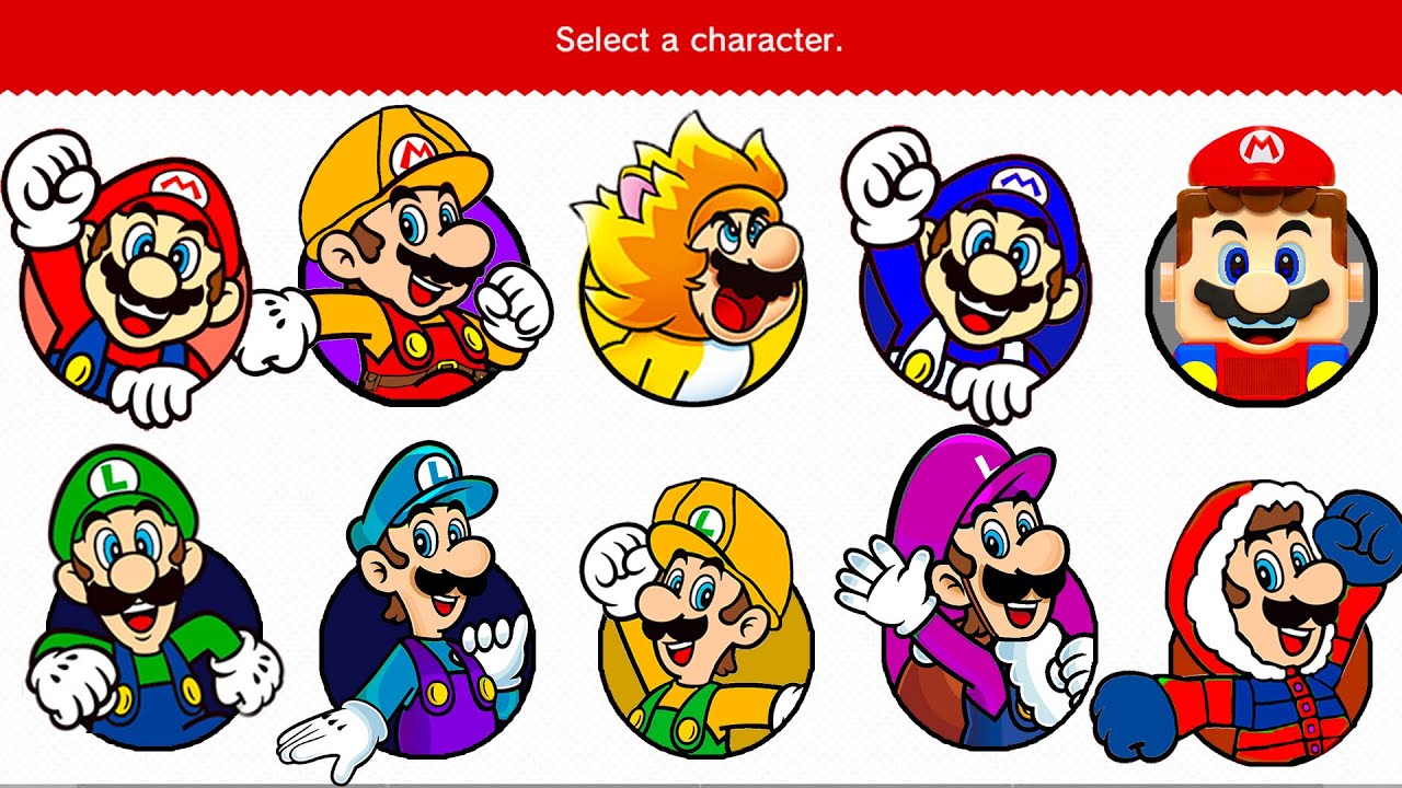 All 2022 Mario & Luigi Skins in Super Mario 3D World + Bowsers Fury ...