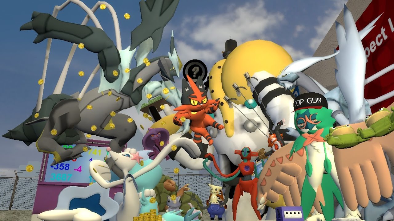 What Goes On at Poke Pelago [GMod/Pokemon Time-Lapse] - YouTube