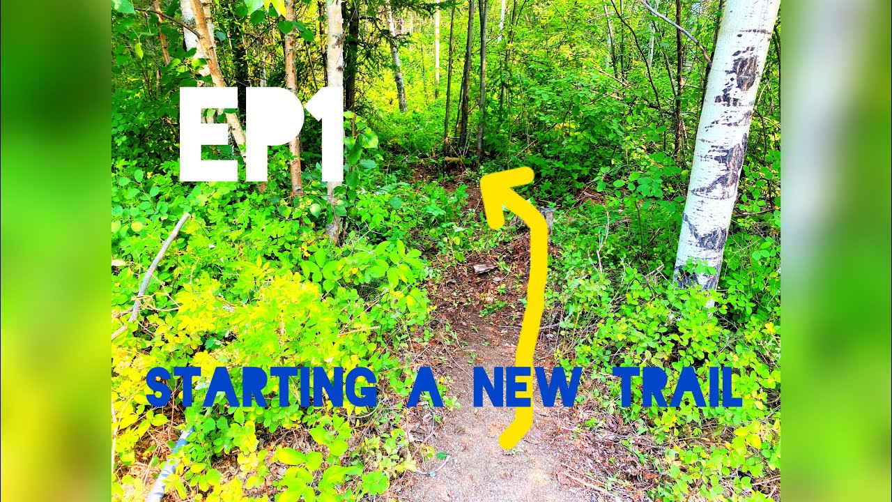 Episode 1 backyard trail building - YouTube