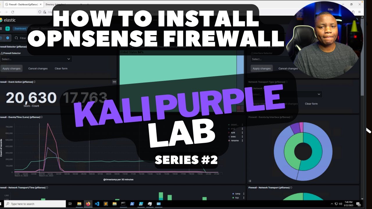 #2 How To Install OPNsense Firewall: Kali Purple SOC In A Box - YouTube