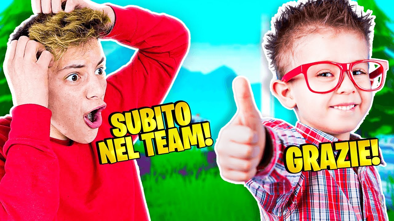 FA IL PROVINO ED ENTRA SUBITO nel TEAM! 😨 *FORTISSIMO* (Fortnite ...