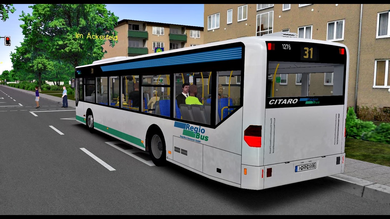 Let's Play - OMSI 2 | Mit dem REGIO BUS HANNOVER durch Rheinhausen - YouTube