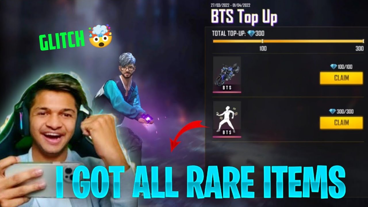 NEW BTS TOP UP EVENT | WINNER THROW EMOTE GIVEAWAY | FREE FIRE NEW ...